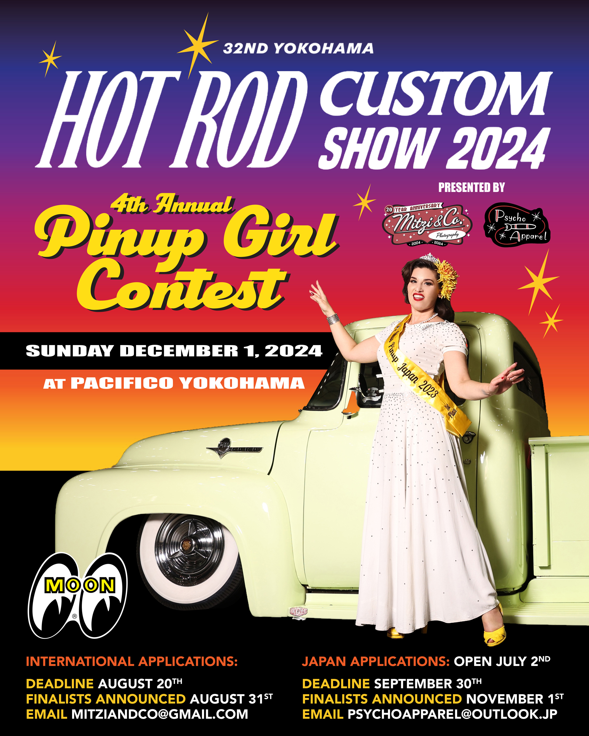 4th Annual Pinnup Girl Contest – Yokohama Hot Rod Custom Show Official ...